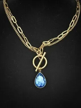 Rebecca Ray Designs | Jewelry | Rebecca Ray Gold Toggle Necklace With ...